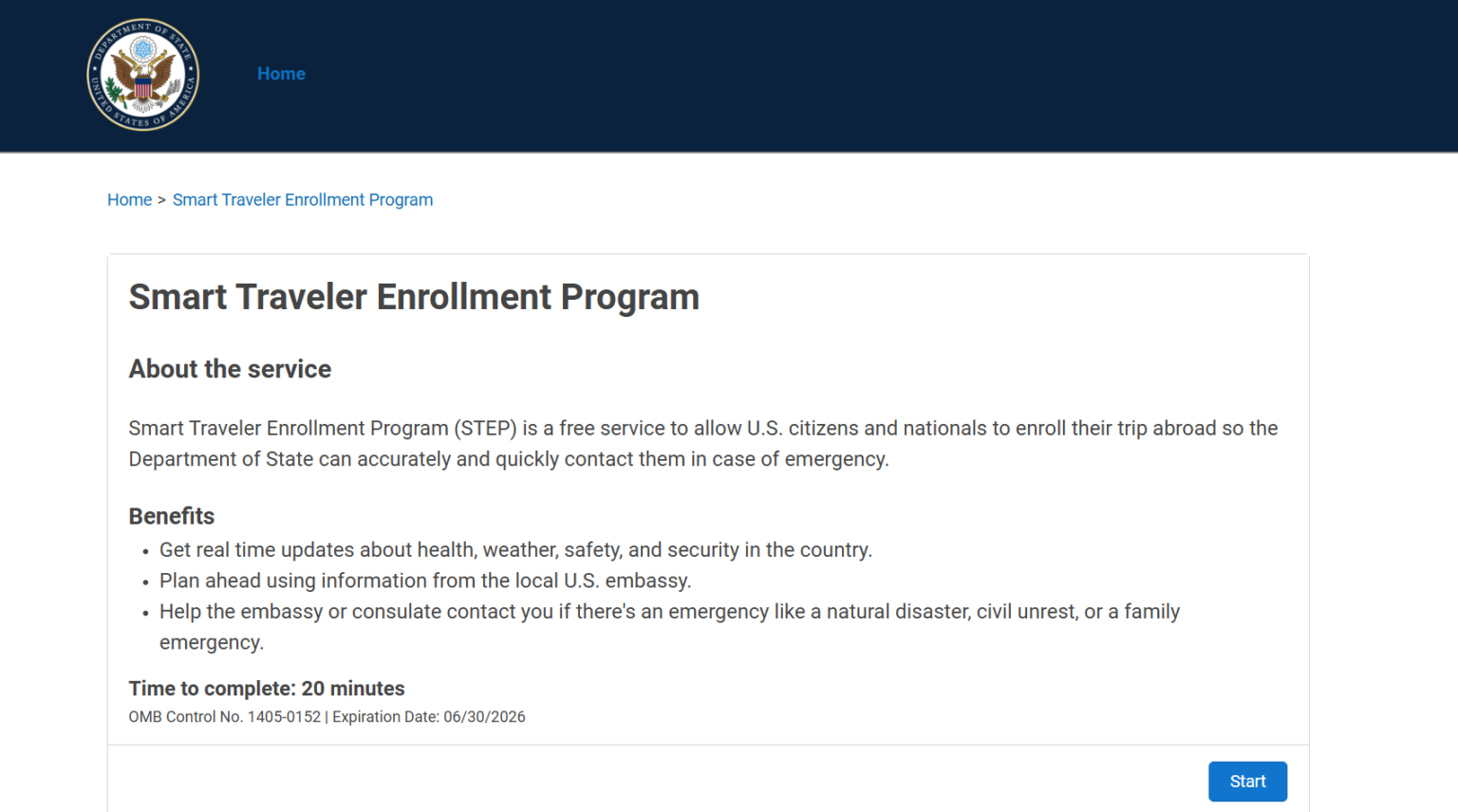 Smart Traveler Enrollment Program: A Travel Essential
