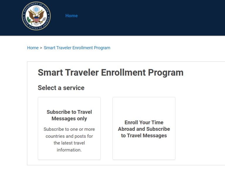 Smart Traveler Enrollment Program: A Travel Essential
